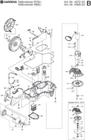 Robotická sekačka R70Li