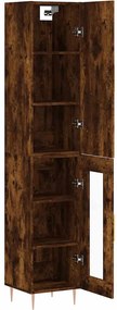 Skříň highboard kouřový dub 34,5 x 34 x 180 cm kompozitní dřevo 3199038
