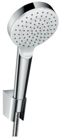 Hansgrohe Crometta, sprchový set 1jet EcoSmart 9 l/min s hadicí 1250 mm, bílá/chromová, HAN-26568400