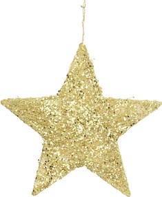 Dekorace Golden Star 25cm