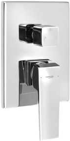 Aqualine Aqualine, RITMO podomítková sprchová baterie, box, 3 výstupy, chrom, RT043