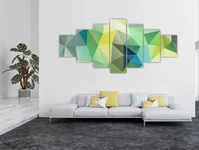 Obraz geometrické abstrakce (210x100 cm)