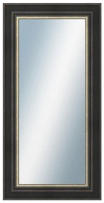 DANTIK - Zarámované zrcadlo - rozměr s rámem cca 50x100 cm z lišty GREECE černá (2641)