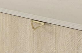 PSK Regál NATURAL, Písková/Scandi 80 cm