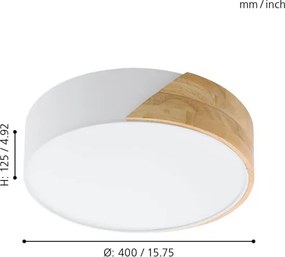 Eglo 99458 - Stropní svítidlo GRIMALDINO 2xE27/28W/230V