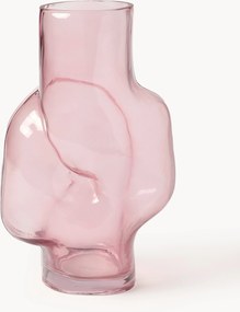 Ručně vyrobená skleněná váza Gleam, V 32 cm