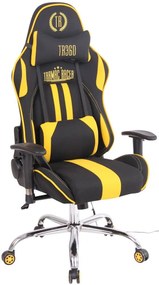Bhm germany Kancelářská židle Limit XM s masážní funkcí, textil, černá / žlutá