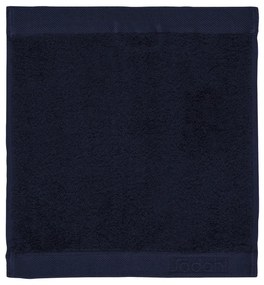 Tmavě modrý froté bavlněný ručník 30x30 cm Comfort – Södahl