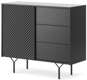 Moderní komoda ROBE KSZ97, černá