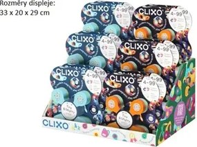 CLIXO Tiny  Mighty Space - magnetická stavebnice 9 kusů