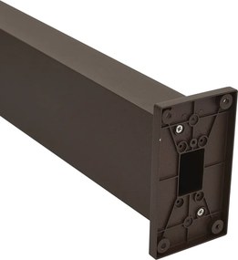 Venkovní lampa rezavě hnědá 65 cm vč. LED IP64 s tlumeným světlem a solárním napájením - Charlene