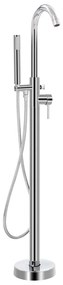 Volně stojící vanová baterie nerezová ocel 118,5 cm 145091