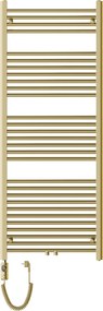 Mexen Mars, elektrické topné těleso 1500 x 600 mm, 600 W, zlatá lesklá, W110-1500-600-2600-50