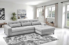 XXXLutz ROHOVÁ SEDAČKA, textil, světle šedá MID.YOU - Sedací soupravy - 000694007906