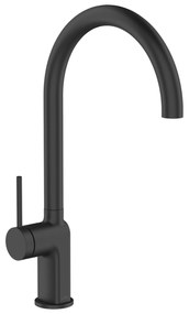 Invena Kalitea, dřezová baterie h-373, černá matná, INV-BZ-72-004-V