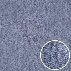 Condor Carpets, Metrážový koberec Classica 28, zátěžový, na míru, šíře 4m,5m, modrá, ab (mřížka), chodba / předsíň