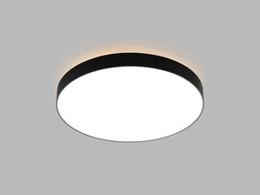 Stmívatelné stropní LED svítidlo RINGO s aura efektem - černá, 54+6 W, 4940 lm, 600 mm, DALI