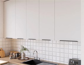 ARIA wh | horní skříňka 40 G-90 1F policová | 40 cm | VYSOKÁ | ANTI FINGERPRINT povrch | bílá