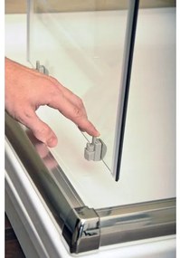 Ravak Blix Sprchové dveře 190 cm transparent/bílá BLDP4-190 0YVL0100Z1
