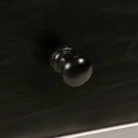 TV stolek masivní mangovníkové dřevo a ocel 120 x 30 x 45 cm 246282