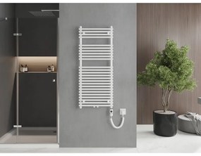 Mexen Sol, elektrické topné těleso 1200x500 mm + topná tyč 600 W, bílá, W125-1200-500-2600-20
