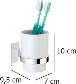 Kelímek na zubní kartáčky QUARDO, turbo-loc,  WENKO