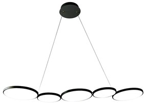 Závěsné LED svítidlo Olympia, 5x LED 50w, 4000k, b