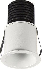 Mantra Guincho, bílá zápustná bodovka 5W LED 3000K, prům. 5,5cm, IP54