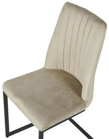 Set 2 ks. jídelních židlí LANIVE (šedá). 1023448