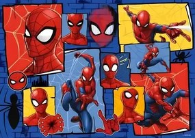 RAVENSBURGER Podlahové puzzle Spiderman / 125 dílků / 70 x 50 cm