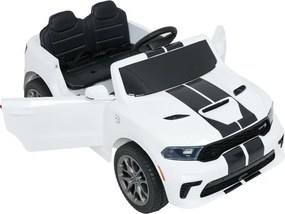 Elektrické autíčko Dodge Durango bílé