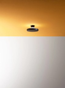 Linea Light 8672 MyWhite_Bond_W, černé venkovní nástěnné svítidlo, 12W LED 3000K, prům. 19,7cm, IP65