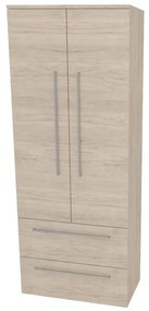 Mereo Mereo, Bino, koupelnová skříňka vysoká 163 cm, dvojitá, Multidecor, CN699LRH1