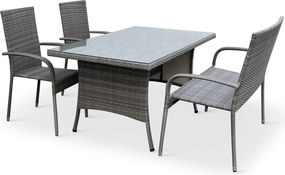 Noela Zahradní set Haiti PREMIUM + 2x židle a 1x lavice Paris PREMIUM