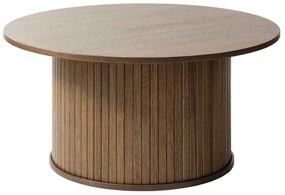 Designový konferenční stolek Vasiliy 90 cm kouřový dub