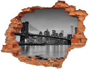 Wallmuralia Samolepící díra na stěnu New York 90x70 cm