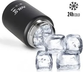 Nils Camp NC3807 černá / Termoska na jídlo / 550 ml / nerez