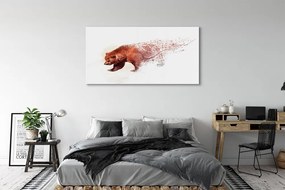 akrylový obraz Medvěd 140x70 cm