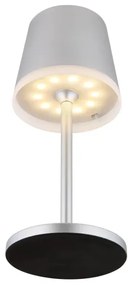 Globo 36637SM - LED Solární svítidlo LED/0,6W/3V 3000K IP44 matný chrom