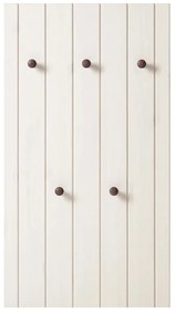 Bílá předsíňová sestava z borovicového dřeva 55x100x2 cm Anita – Støraa