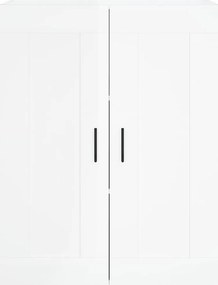 vidaXL Skříň highboard 69,5 x 34 x 180 cm kompozitní dřevo [3199639] Barva: Bílá