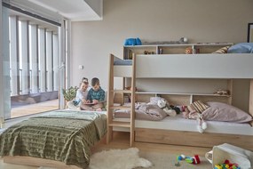 Aldo Dětská postel s šuplíky a nadstavcem Shelter