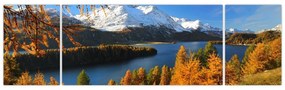 Obraz - Podzim v Alpách (170x50 cm)