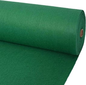 Koberec Jednobarevný Zelená 1,2 x 12 m Polyester 331343