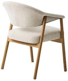 Designová jídelní židle Jacqueline přírodní dub