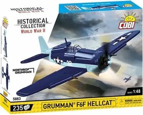 COBI 5883 II WW Grumman F6F Hellcat / 235 kostek / 1:48 / od 6 let