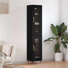 vidaXL Skříň highboard 34,5x34x180 cm kompozit [3199410] Barva: šedá sonoma