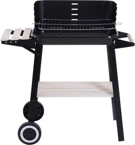 Outsunny Uhlíkový Gril BBQ na Pikniky a Otevřený Oheň 83x46x87 cm