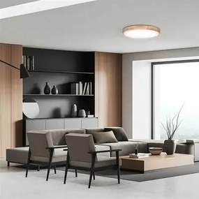 Solight WO8009 LED osvětlení s dálkovým ovladačem Solid Oak / 48W / 33