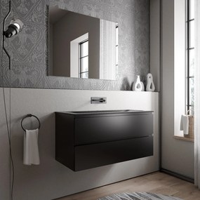 Koupelnová skříňka AVA 100 cm s umyvadlem z minerálního odlitku BRUXELLES